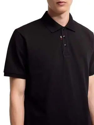 Moncler Cotton Piqué Polo Shirt With Logo