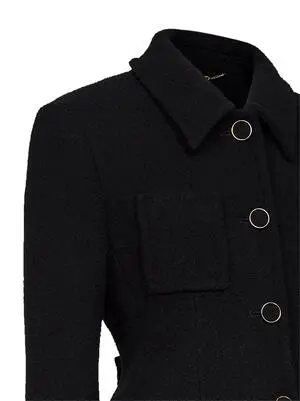 Chloé Wool Blend Bouclette Jacket - Multicolor