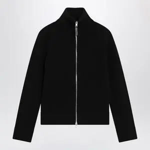 MAISON MARGIELA Wool-blend Zip Cardigan - Black