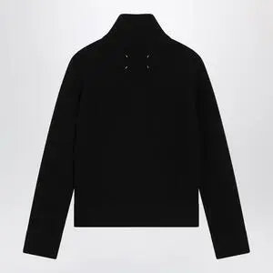 MAISON MARGIELA Wool-blend Zip Cardigan - Black