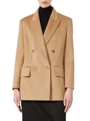 Max Mara Olimpia Jacket In Camel Sable