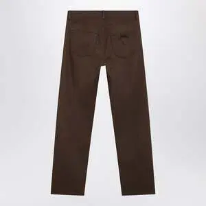 Prada Ebony-colored Wool Trousers
