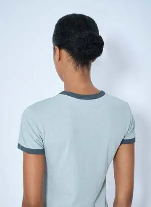 Acne Studios Graphic Rose T-shirt - Gray