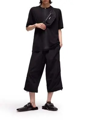 Gucci Cotton T-shirt With Tonal Web Stripe