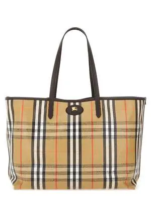 Burberry Highlands Media Tote Bag - Cream