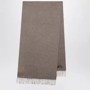 Loro Piana Taupe Cashmere Scarf - Multicolor