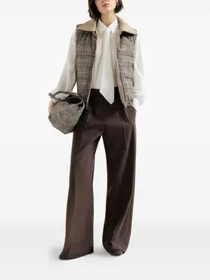 Brunello Cucinelli Loose Fit Wool Trousers