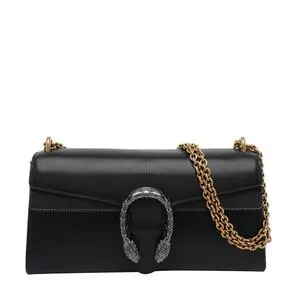 Gucci Leather Shoulder Bag - Black