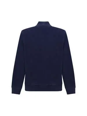 Brunello Cucinelli Cotton Zip Sweatshirt - Blue