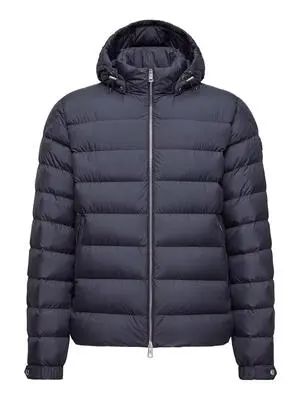 Moncler Arneb Short Hooded Down Jacket - Blue