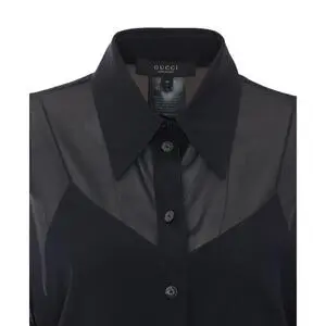 Gucci Stretch Silk Chiffon Shirt
