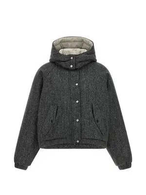 Brunello Cucinelli Wool Down Jacket - Multicolor