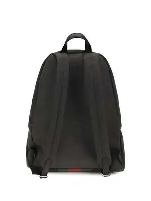 Gucci Large Web Backpack - Black