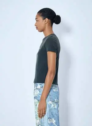 Acne Studios Fitted Logo T-shirt - Gray
