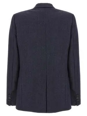 Stella McCartney Single-breasted Wool Flannel Blazer