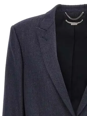 Stella McCartney Single-breasted Wool Flannel Blazer