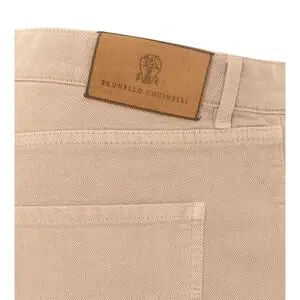 Brunello Cucinelli Iconic Fit Denim Trousers - Cream
