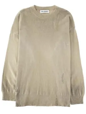 Our Legacy Maglia Slant Knit - Cream