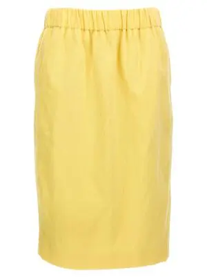 Dries Van Noten Safya' Skirt - Yellow