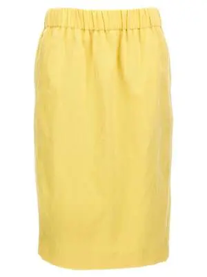 Dries Van Noten Safya Skirt - Yellow