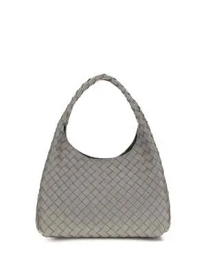 Bottega Veneta Campana Shoulder Bag - Gray