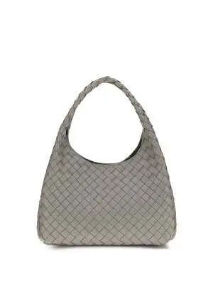Bottega Veneta Campana Shoulder Bag - Gray