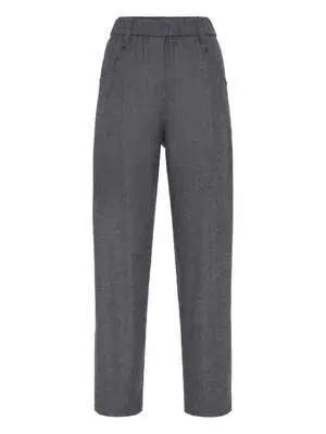 Brunello Cucinelli BRUNELLO CUCINELLI Wool Trousers Multicolor