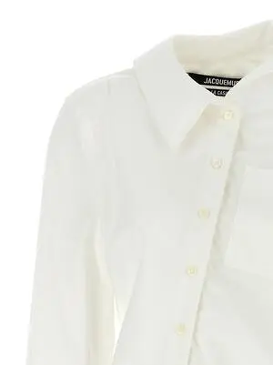 Jacquemus La Chemise Pablo Cotton Shirt - White