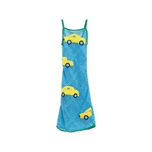 JW Anderson Car Motif Crochet Dress - Blue