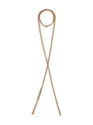 CHLOÉ Chloé Women Gold Metal Scarf-Style Multi-Chain Necklace
