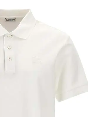 Burberry Logo Embroidery Polo Shirt