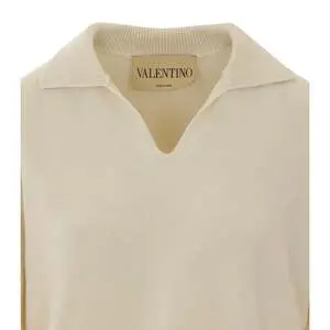 Valentino Garavani Cashmere Blend Pullover - White