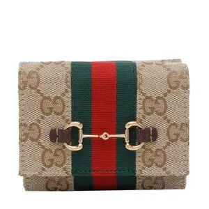 Gucci Web Bi-fold Wallet - Cream