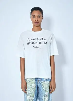 Acne Studios Graphic Logo T-shirt - White