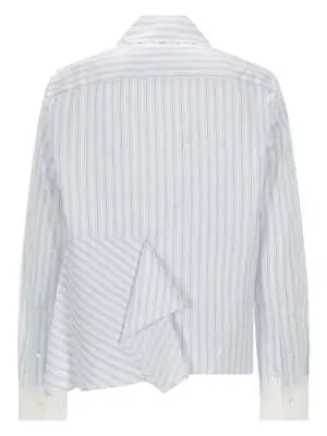 JW Anderson Asymmetrical Draped Shirt - Multicolor