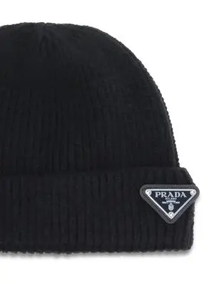 Prada Beanie Hat - Black