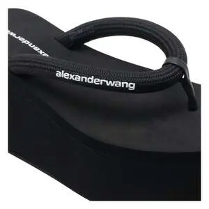 Alexander Wang Jenna Thong Platform Sandals - Black