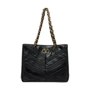 VALENTINO Valentino Garavani Women Valentino Garavani Laseine Chevron Motif Shopping Bag