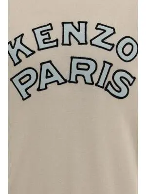 Kenzo Emblem Embroidered Wool And Cotton Sweater