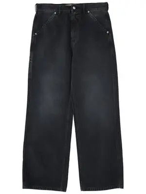 Marni Jeans Con Applicazione Logo - Black