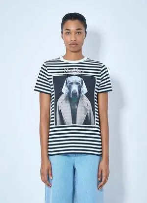 Max Mara Striped Graphic T-shirt