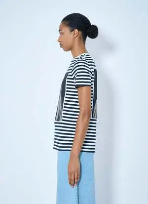 Max Mara Striped Graphic T-shirt