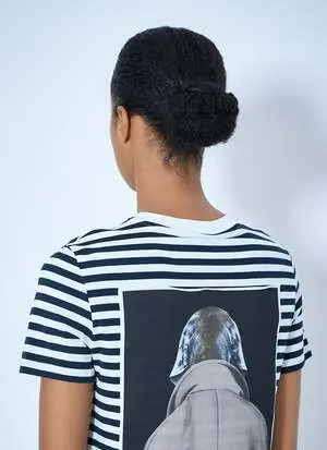 Max Mara Striped Graphic T-shirt