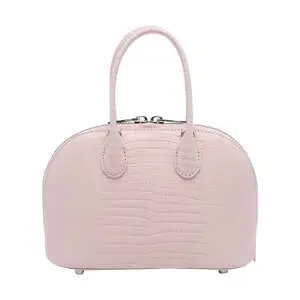 SELF-PORTRAIT Embossed Leather Mini Bag - Pink