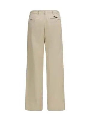 Prada Straight-leg Cotton Pants - Multicolor