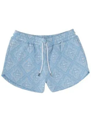 Casablanca Monogram Weave Shorts - Multicolor