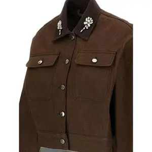 Simone Rocha Jackets Cropped Jackets - Brown