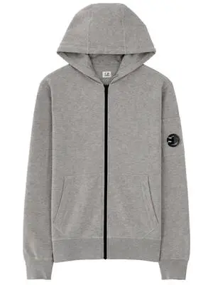 C.P. COMPANY Felpa Con Cappuccio - Gray