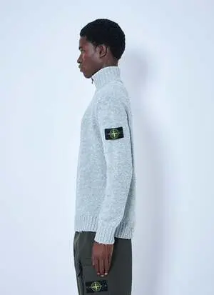 Stone Island Half-zip Wool Sweater