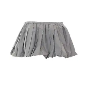 Miu Miu Technical Fabric Mini Skirt - Gray